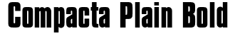 Compacta Plain Bold: Baixar Fonte Grátis | MaisFontes