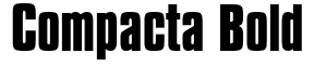 Compacta Bold: Download Free Font | MaisFontes