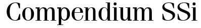 Compendium SSi: Free Font Download | MaisFontes
