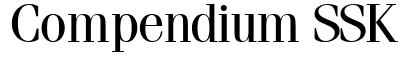 Compendium SSK: Free Font Download | MaisFontes