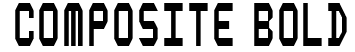 Composite Bold: Download Free Font | MaisFontes