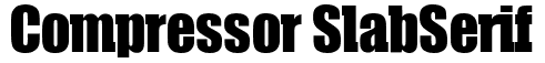 Compressor SlabSerif: Free Font Download | MaisFontes