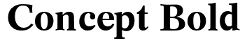 Concept Bold Font: Free Download | MaisFontes