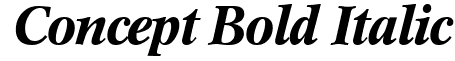 Concept Bold Italic Font: Free Download | MaisFontes