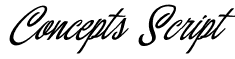 Concepts Script: Free Font Download | MaisFontes