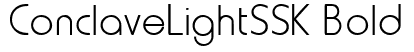 ConclaveLightSSK Bold: Free Font Download | MaisFontes