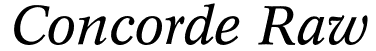 Concorde Raw: Free Font Download | MaisFontes