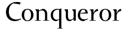 Conqueror: Free Font Download | MaisFontes