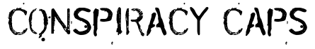 CONSPIRACY CAPS: Free Font Download | MaisFontes
