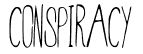 Conspiracy: Free Font Download | MaisFontes