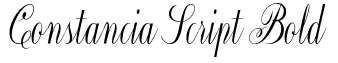 Constancia Script Bold Font: Free Download | MaisFontes