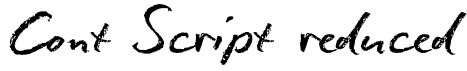 Cont Script reduced: Free Font Download | MaisFontes