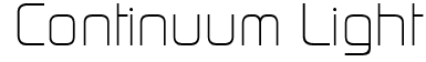 Continuum Light: Free Font Download | MaisFontes