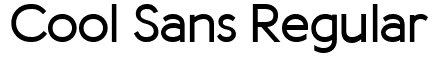 Cool Sans Regular: Free Font Download | MaisFontes