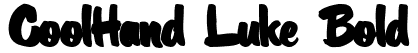 CoolHand Luke Bold Font: Free Download | MaisFontes