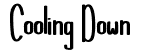 Cooling Down: Free Font Download | MaisFontes