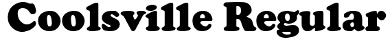 Coolsville Regular: Free Font Download | MaisFontes