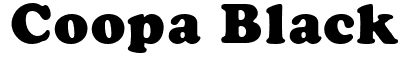Coopa Black: Baixar Fonte Grátis | MaisFontes