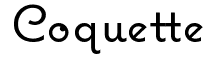 Coquette Font: Free Download | MaisFontes