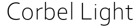 Corbel Light: Free Font Download | MaisFontes
