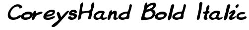 CoreysHand Font: Free Download | MaisFontes