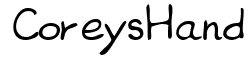 CoreysHand Font: Free Download | MaisFontes