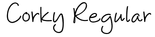 Corky Regular: Free Font Download | MaisFontes