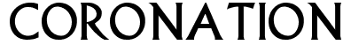 Coronation Font: Free Download | MaisFontes
