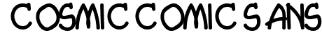 Cosmic Comic Sans: Free Font Download | MaisFontes