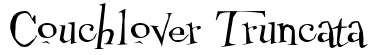 Couchlover Truncata Font: Free Download | MaisFontes