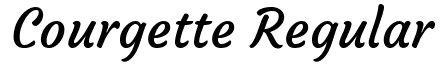 Courgette Regular Font: Free Download | MaisFontes