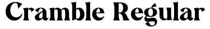 Cramble Regular: Free Font Download | MaisFontes