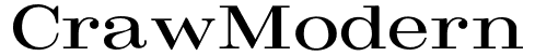 CrawModern: Free Font Download | MaisFontes