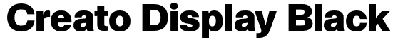 Creato Display Black: Baixar Fonte Grátis | MaisFontes