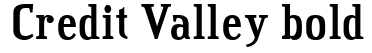 Credit Valley bold: Free Font Download | MaisFontes