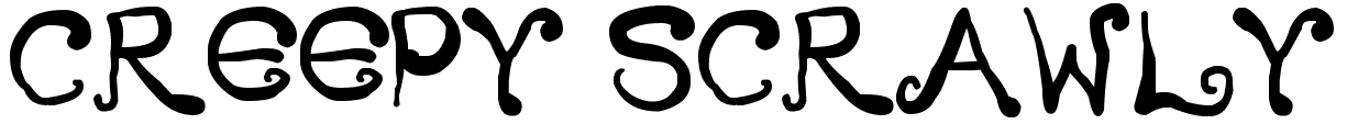 Creepy Scrawly: Free Font Download | MaisFontes