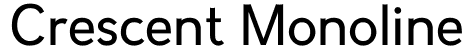 Crescent Monoline Font: Free Download | MaisFontes