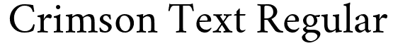Crimson Text Font: Free Download | MaisFontes