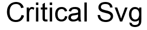 Critical Svg: Baixar Fonte Grátis | MaisFontes