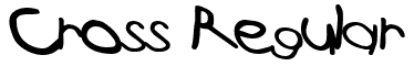 Cross Regular: Free Font Download | MaisFontes