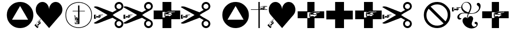 Crosses Circles Etc Font: Free Download | MaisFontes