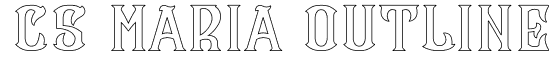 CS Maria Outline: Free Font Download | MaisFontes