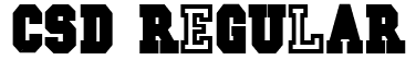 CSD Regular: Free Font Download | MaisFontes