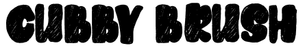 Cubby Brush: Free Font Download | MaisFontes