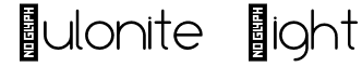Culonite Light: Baixar Fonte Grátis | MaisFontes