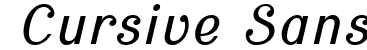 Cursive Sans: Free Font Download | MaisFontes