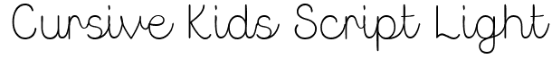 Cursive Kids Família de Fontes: Baixe Grátis | MaisFontes