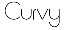 Curvy: Free Font Download | MaisFontes