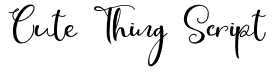 Cute Thing Script: Free Font Download | MaisFontes