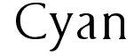 Cyan: Free Font Download | MaisFontes